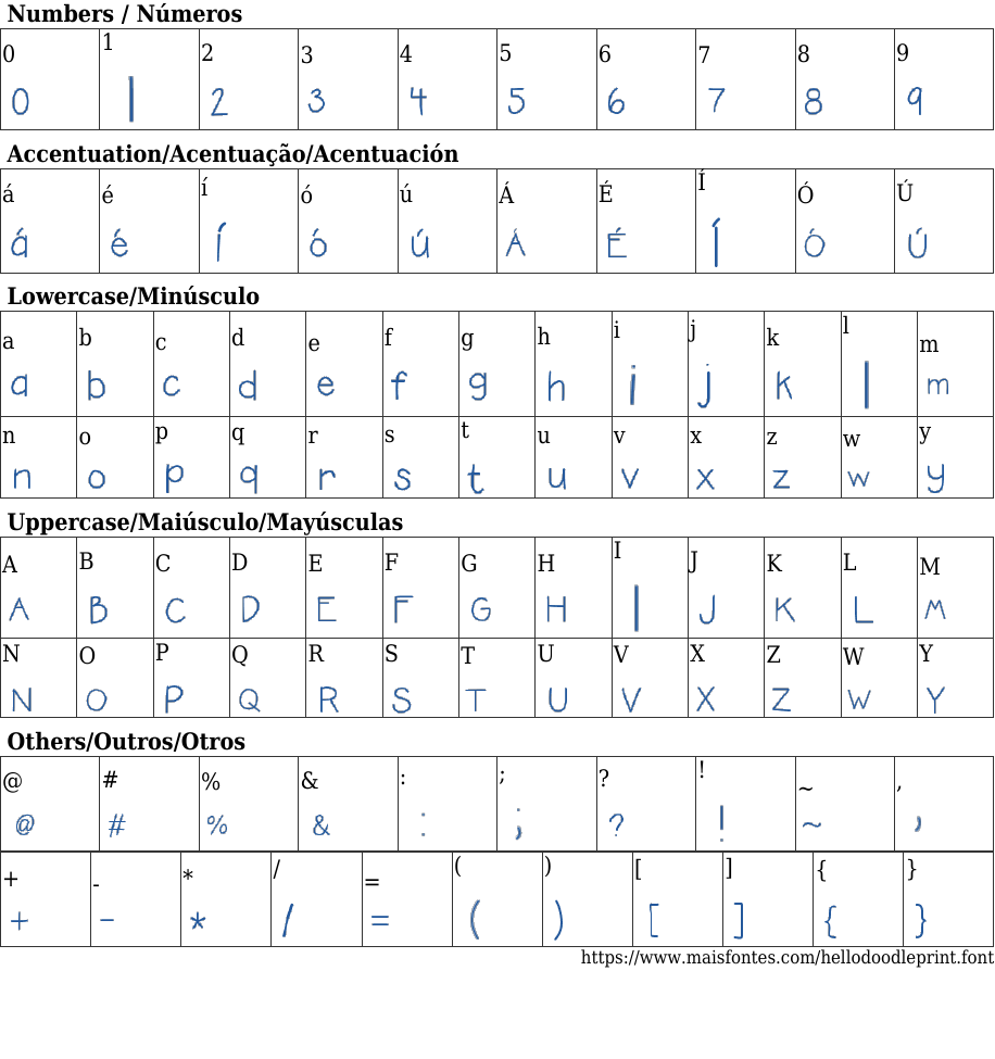 Hello Doodle Print: Free Font Download | MaisFontes