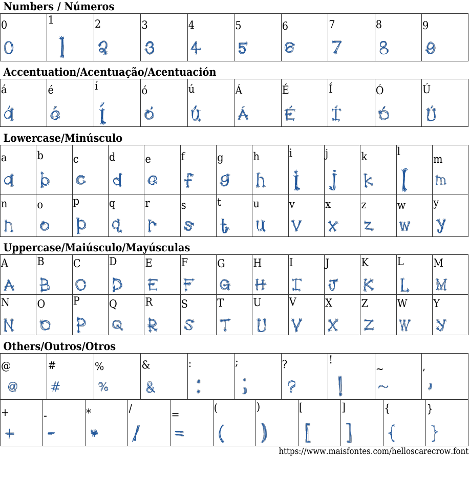 Hello Scarecrow: Baixar Fonte Grátis | MaisFontes