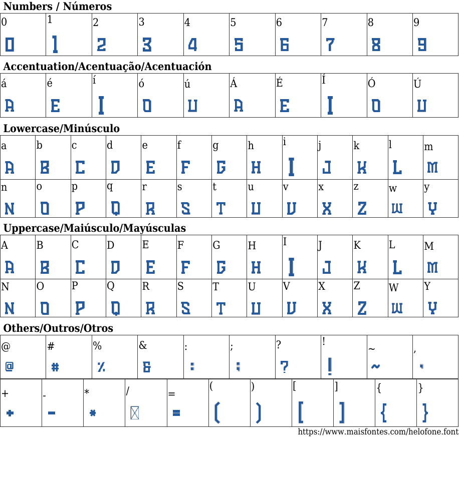 HELOFONE: Download Free Font | MaisFontes