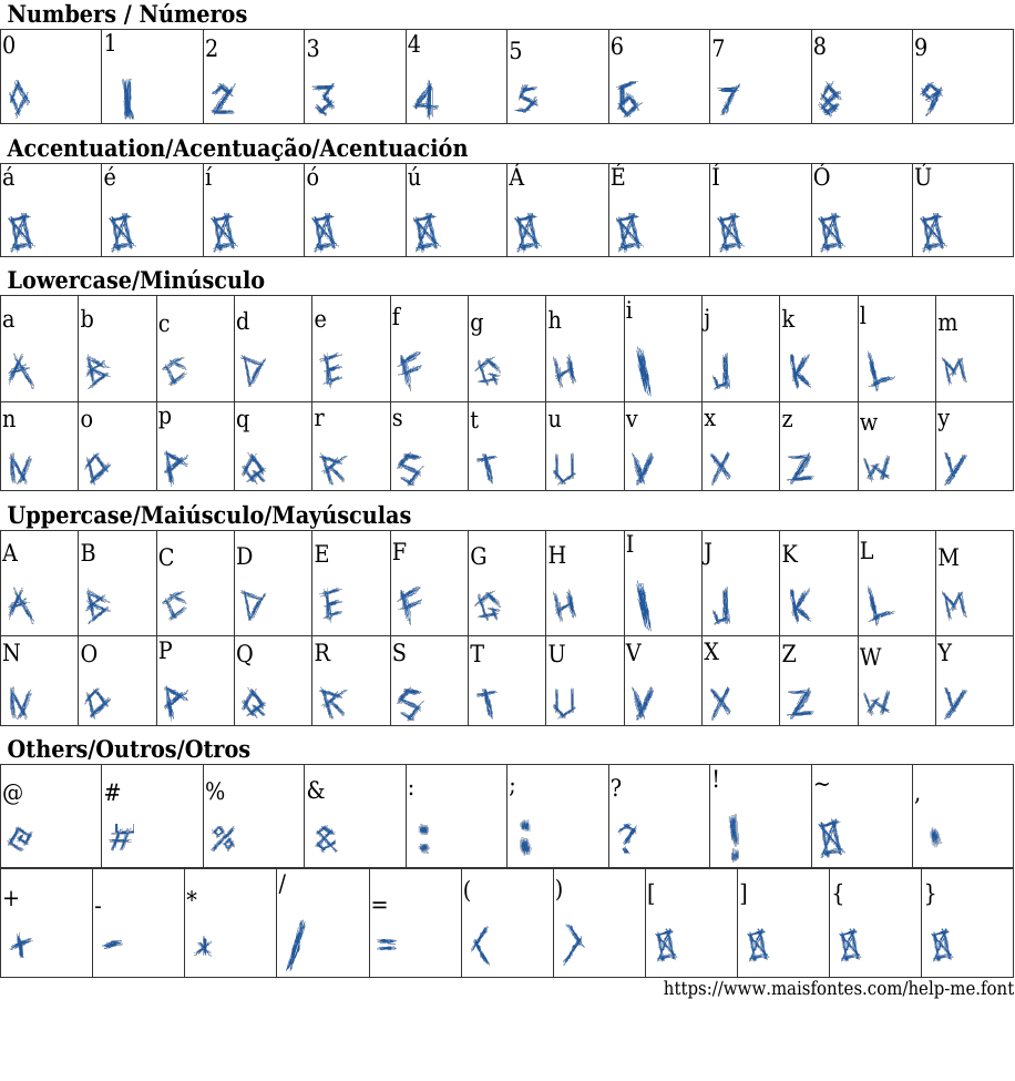 Help Me: Free Font Download | MaisFontes