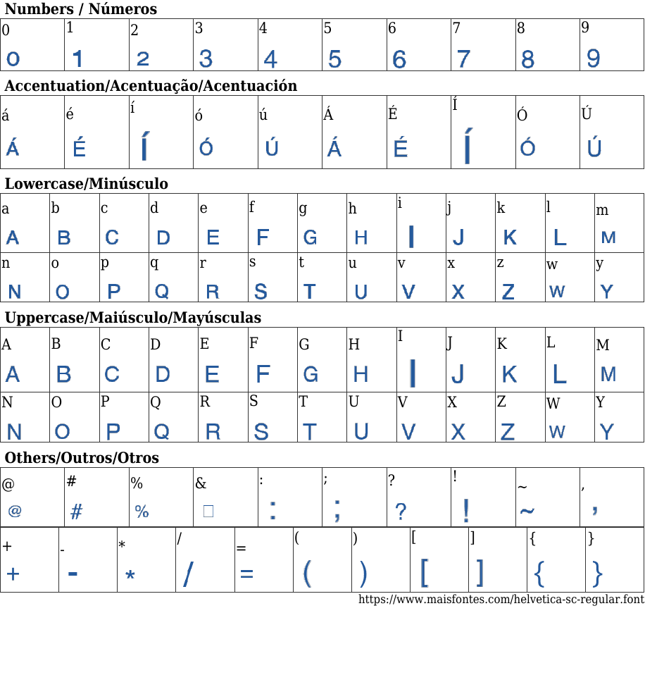 Helvetica SC Regular: Free Font Download | MaisFontes