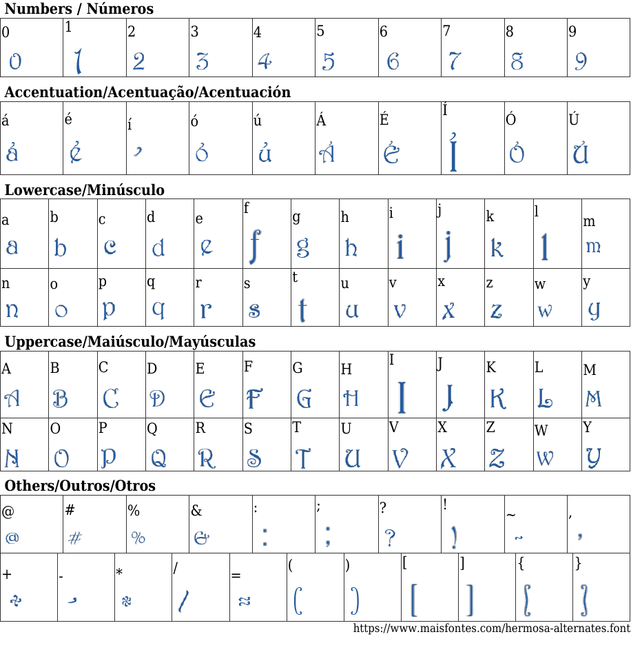 Hermosa Alternates: Free Font Download | MaisFontes