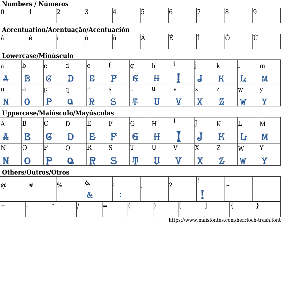 HerrFoch Trash: Baixar Fonte Grátis | MaisFontes
