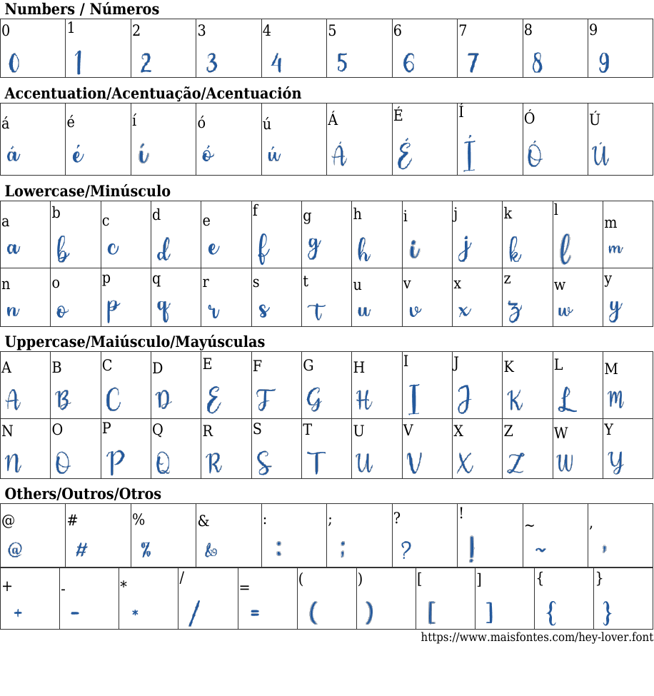 Hey Lover: Baixar Fonte Grátis | MaisFontes