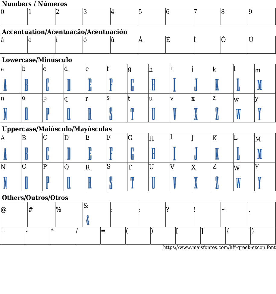 HFF Greek ExCon: Baixar Fonte Grátis | MaisFontes
