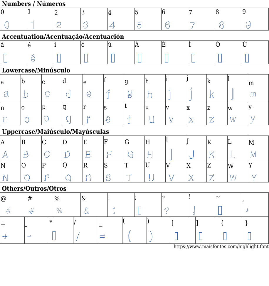 Highlight Outline Medium: Baixar Fonte Grátis | MaisFontes