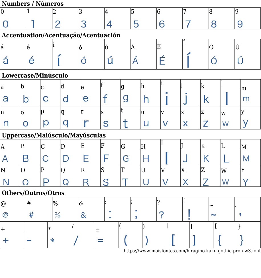 Hiragino Kaku Gothic ProN W3: Baixar Fonte Grátis | MaisFontes