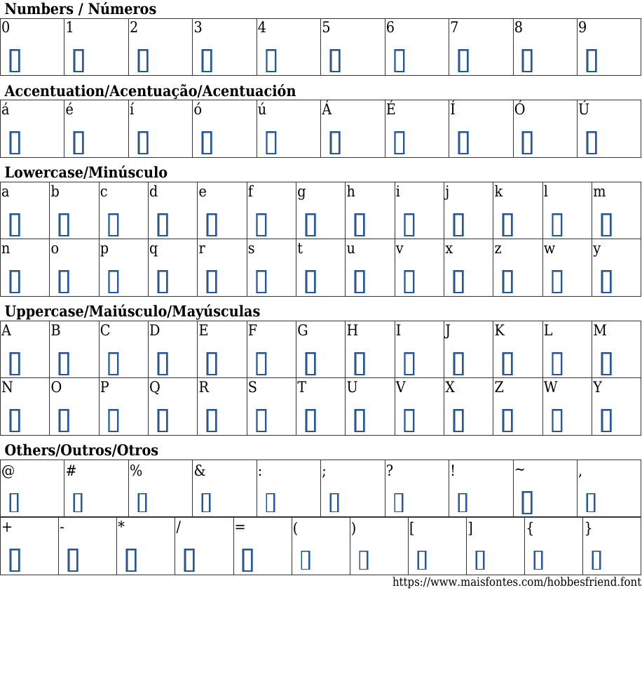 HobbesFriend Font: Free Download | MaisFontes