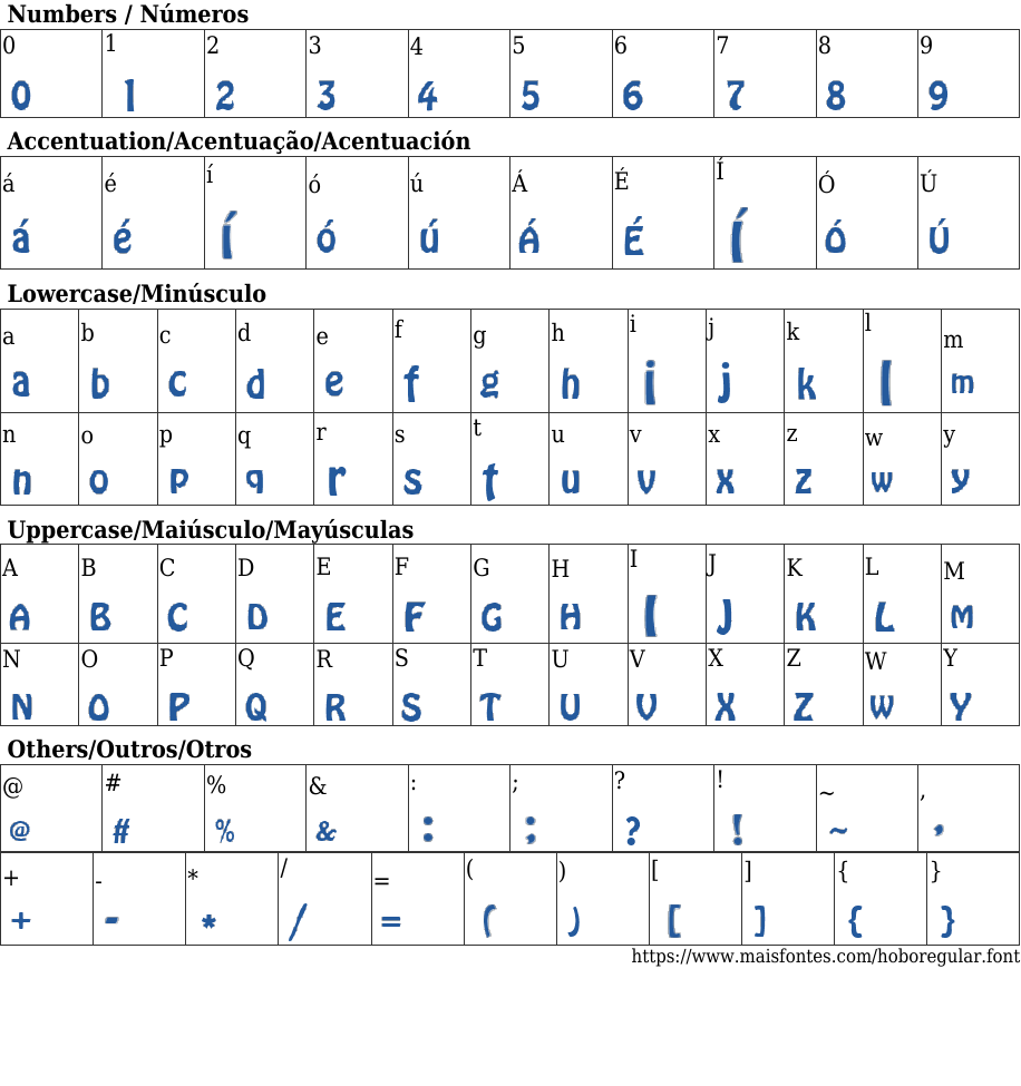 Hobo Regular: Download Free Font | MaisFontes