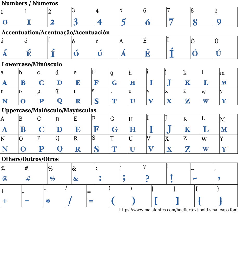 Hoefler Text SmallCaps Bold: Free Font Download | MaisFontes