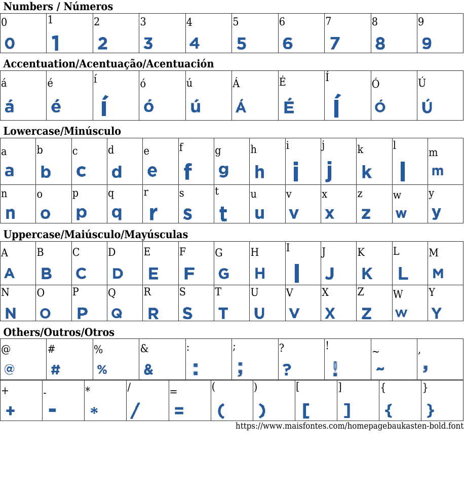 Homepage Baukasten Bold Font: Free Download | MaisFontes