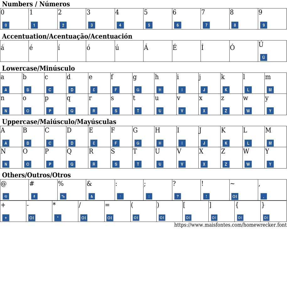 Homewrecker Font: Free Download | MaisFontes