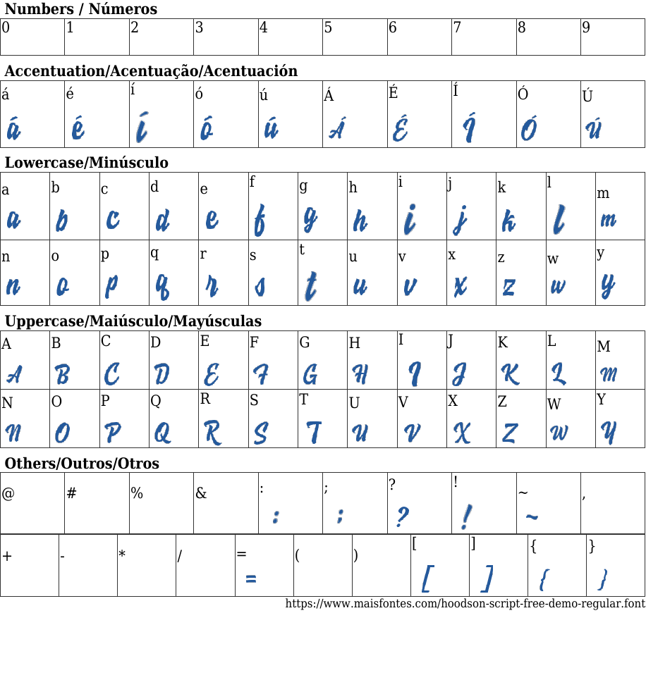 Hoodson Script Free Demo Regular: Baixar Fonte Grátis | MaisFontes