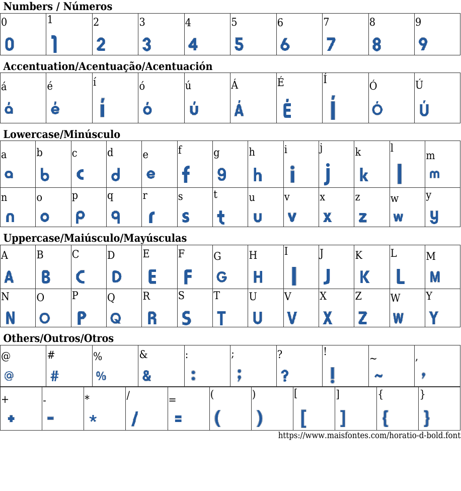 Horatio D Bold: Download Free Font | MaisFontes