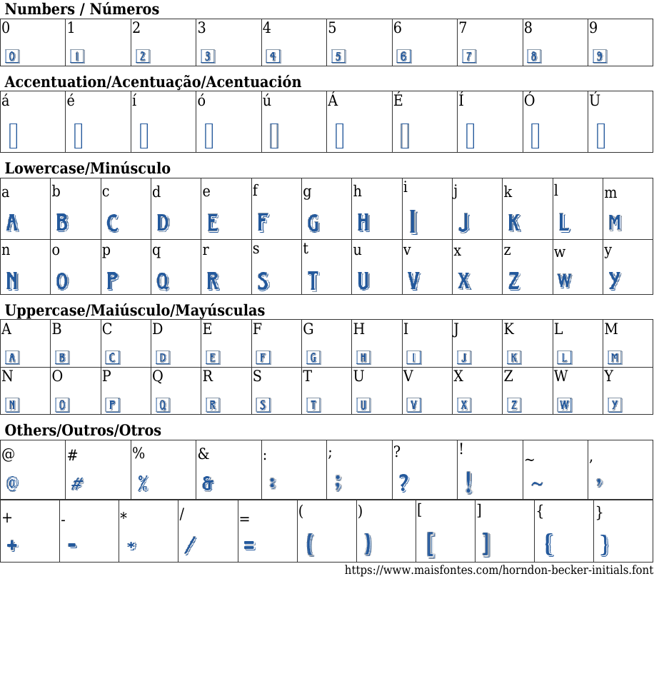 Horndon Becker Initials: Baixar Fonte Grátis | MaisFontes
