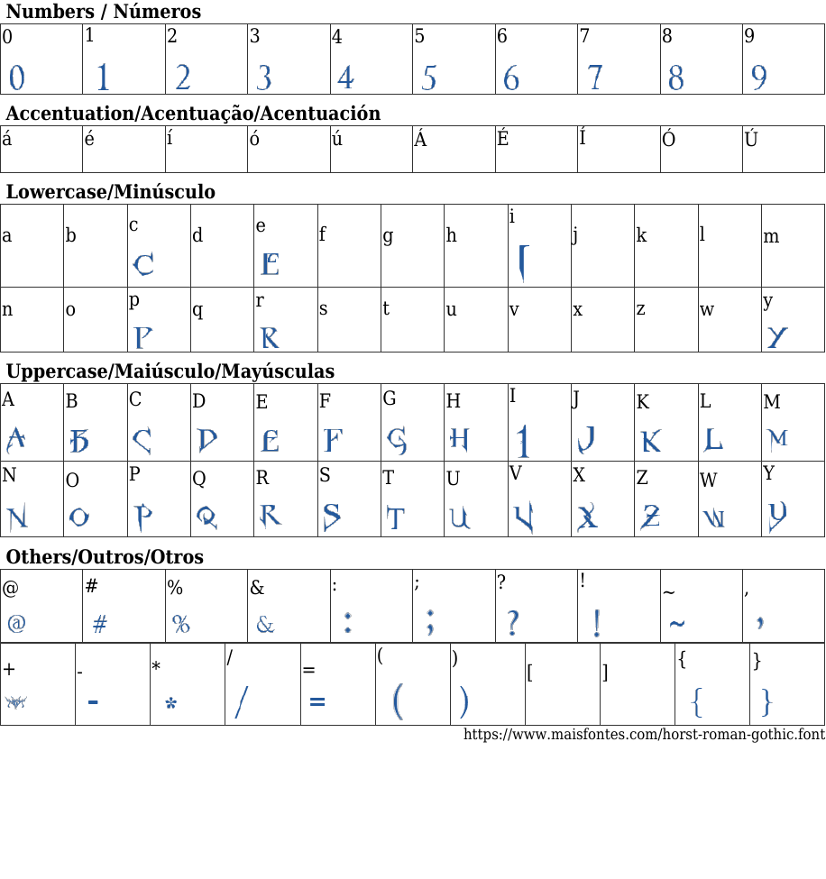 HORST ROMAN GOTHIC: Free Font Download | MaisFontes