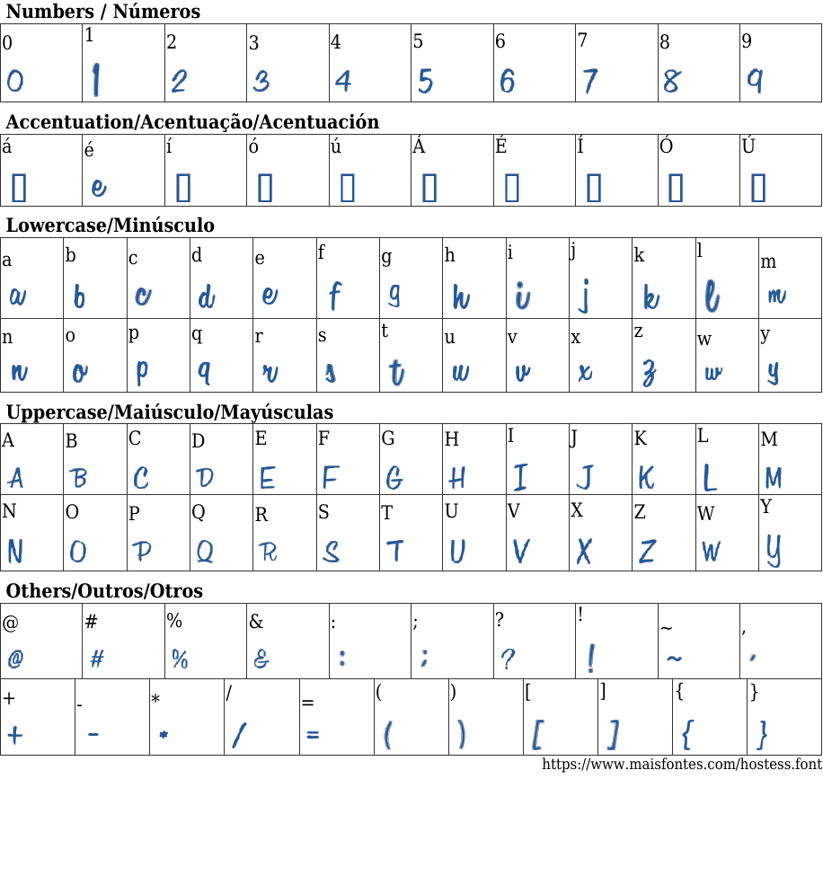 Hostess Font: Free Download | MaisFontes