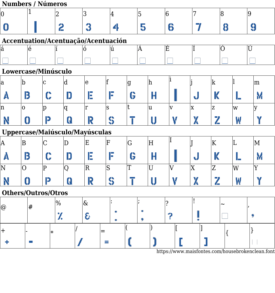 House Broken Clean: Free Font Download | MaisFontes