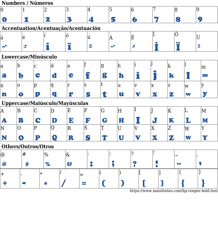 Cooper HP Bold: Free Font Download | MaisFontes