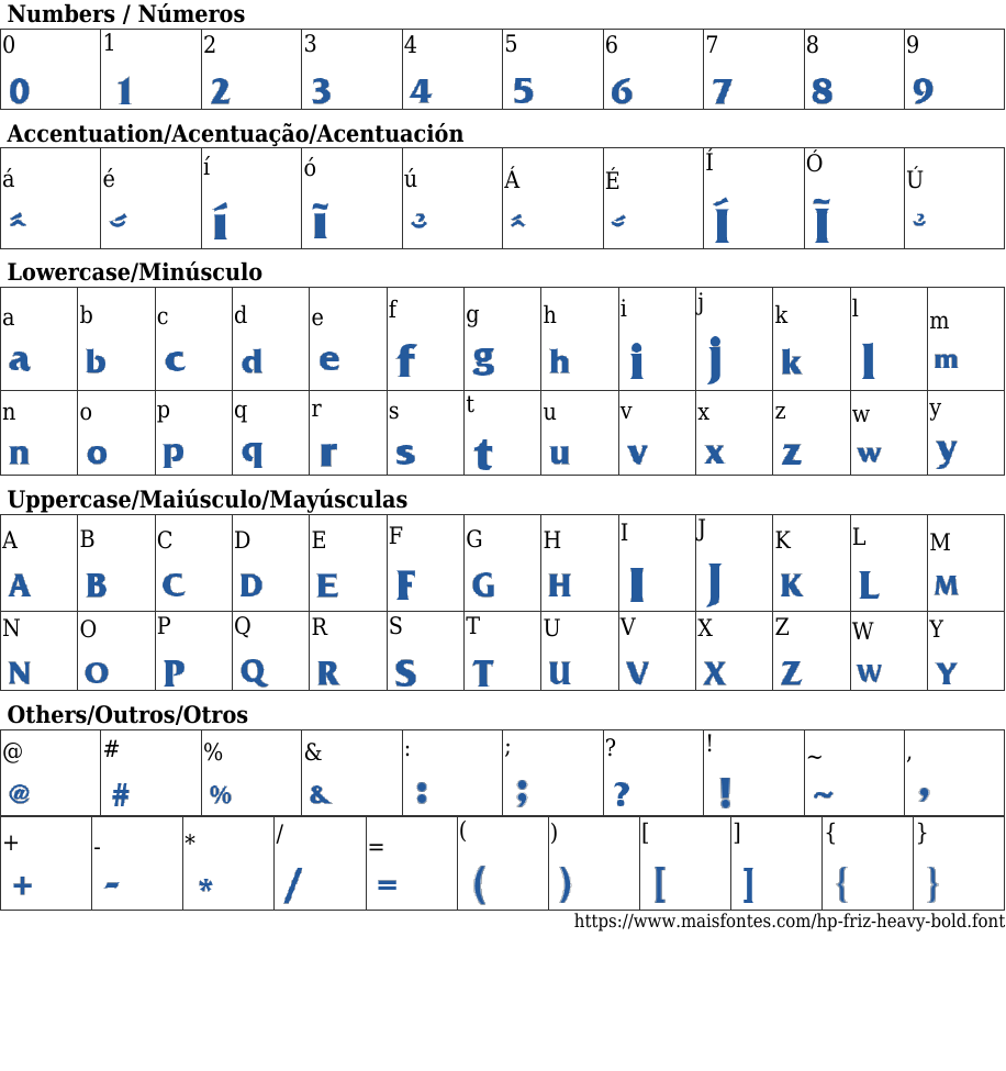 HP Friz Heavy Bold: Descargar Fuente Gratis | MaisFontes