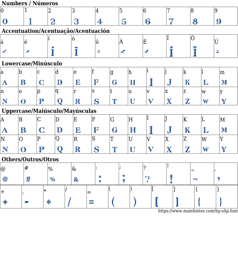 HP Slip: Free Font Download | MaisFontes