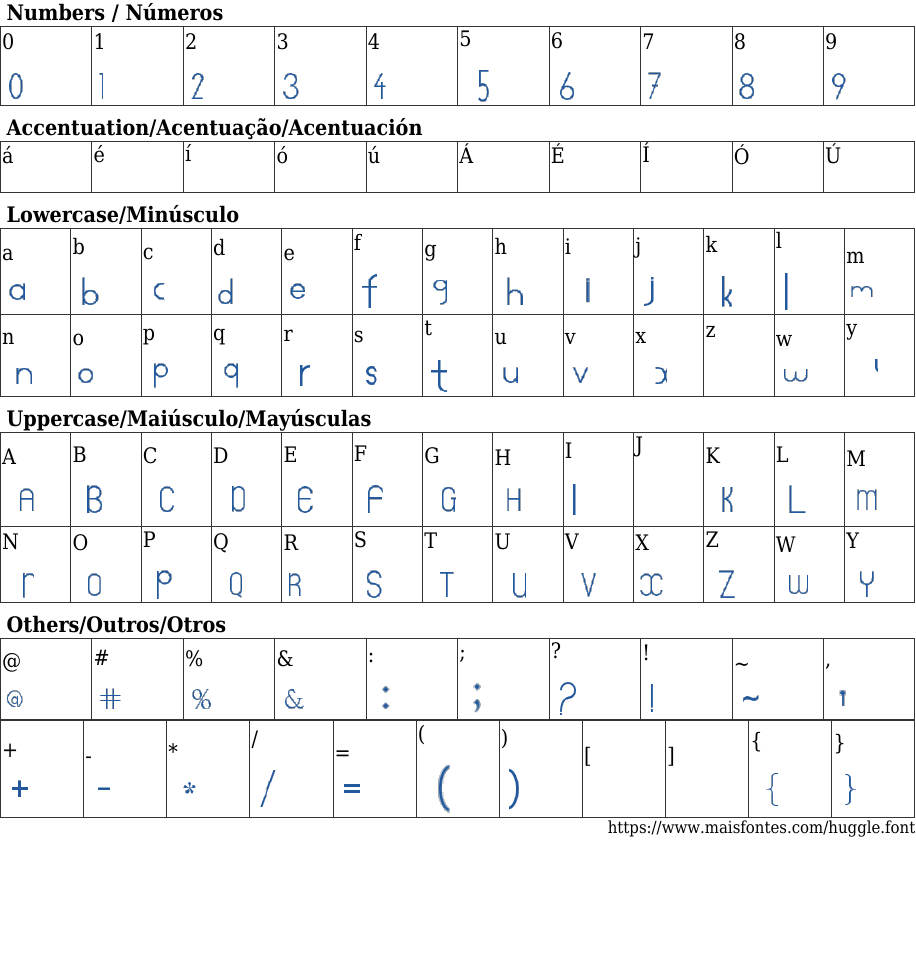 Huggle: Baixar Fonte Grátis | MaisFontes