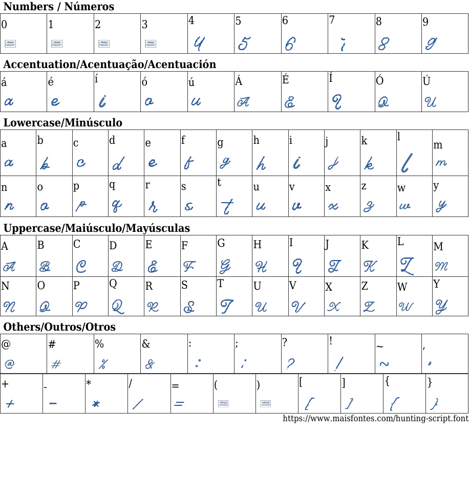 Hunting Script: Baixar Fonte Grátis | MaisFontes