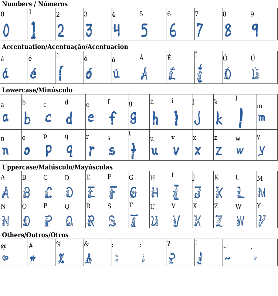 I love you ABC 123: Baixar Fonte Grátis | MaisFontes