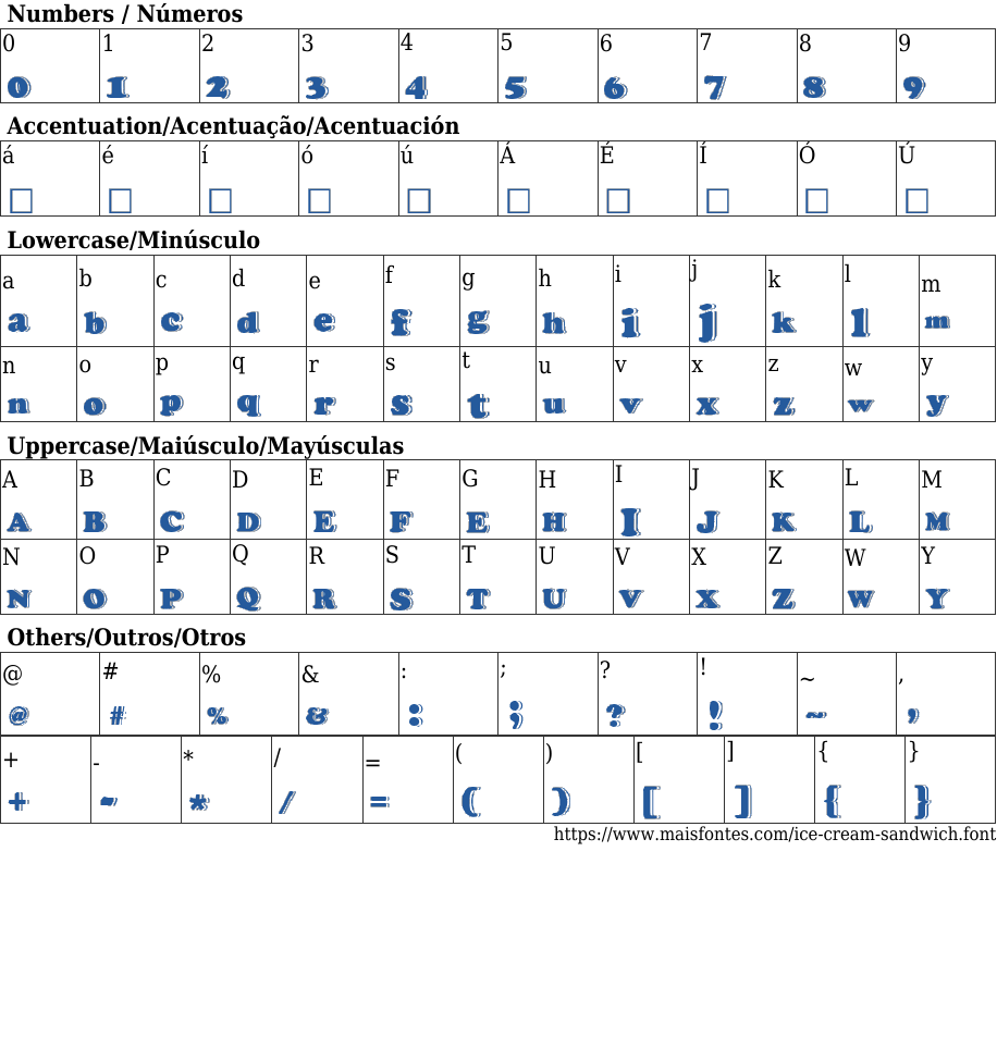 Ice Cream Sandwich: Free Font Download | MaisFontes