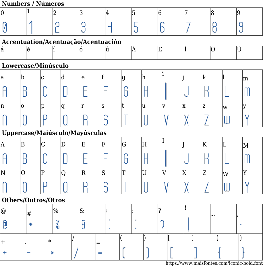 Iconic Bold: Free Font Download | MaisFontes