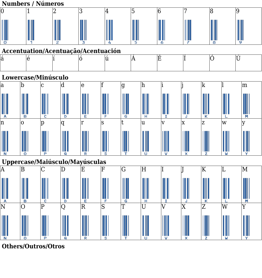 IDAHC39M Code 39 Barcode: Free Font Download | MaisFontes