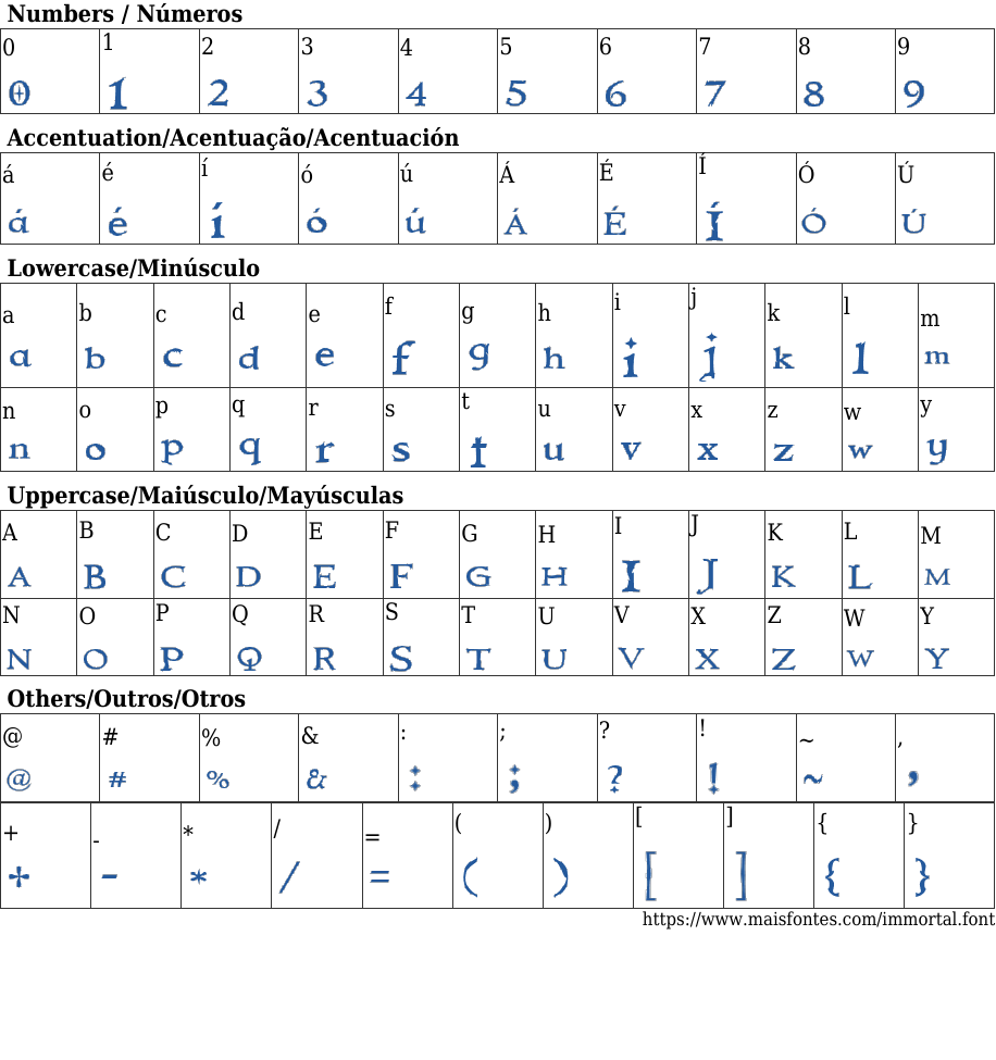 Immortal font download | MaisFontes.com