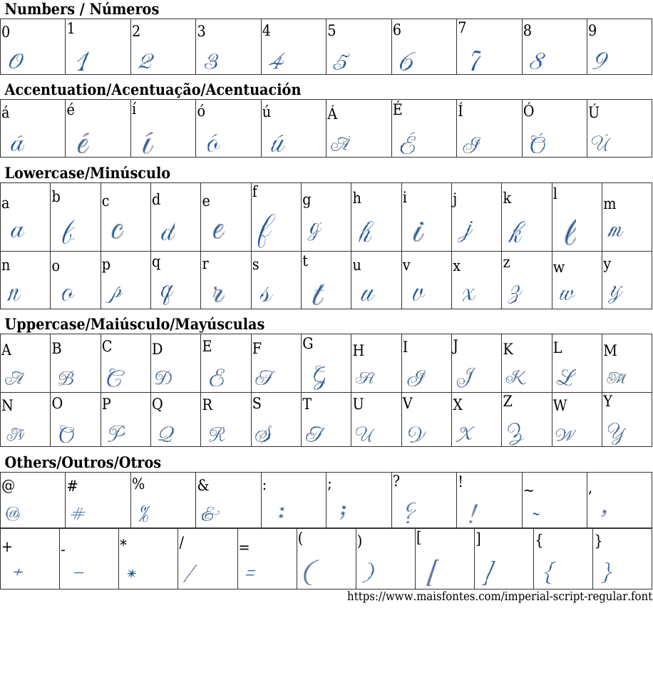 Imperial Script Regular: Free Font Download | MaisFontes