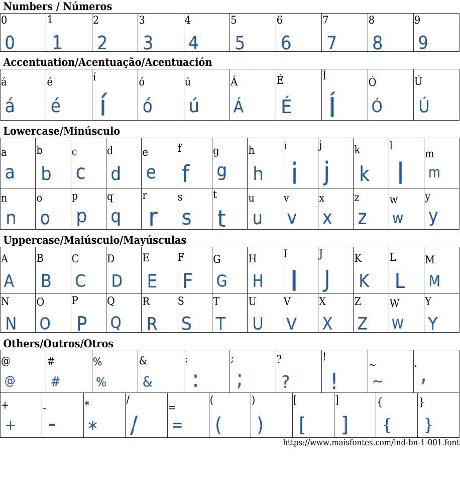 Ind bn 1 001: Free Font Download | MaisFontes