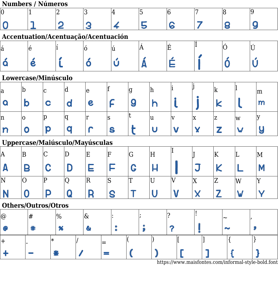 InFormal Style Bold: Free Font Download | MaisFontes