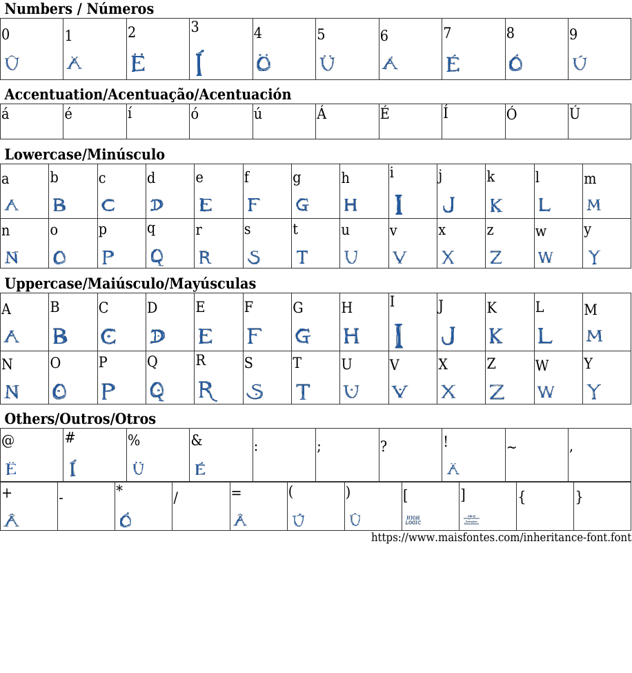 Inheritance: Baixar Fonte Grátis | MaisFontes