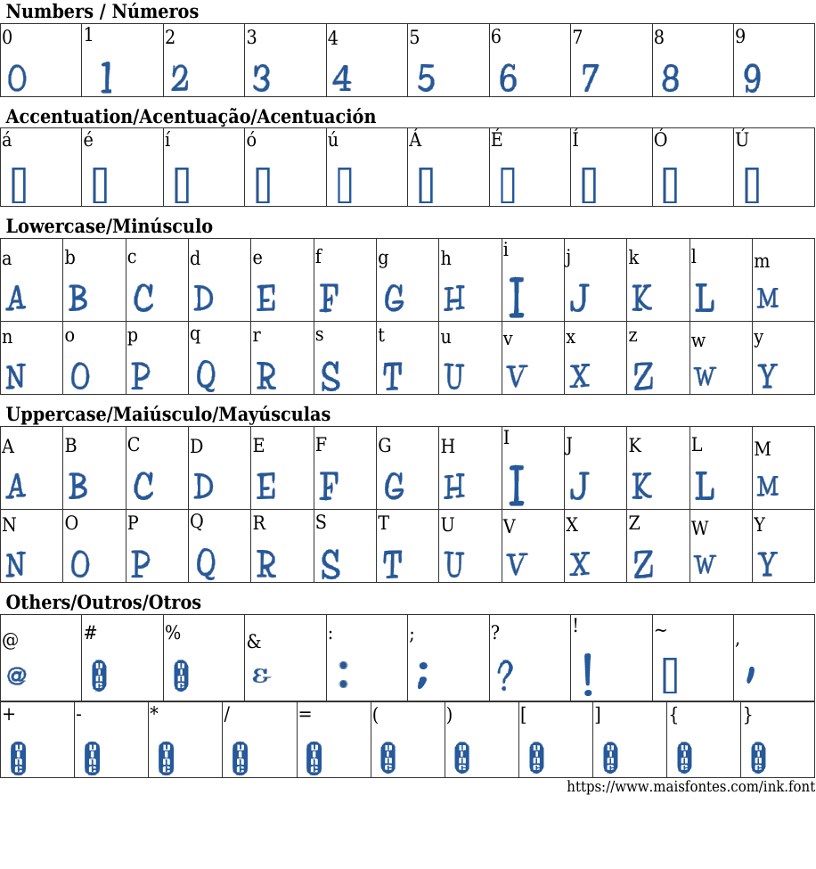 Ink: Free Font Download | MaisFontes
