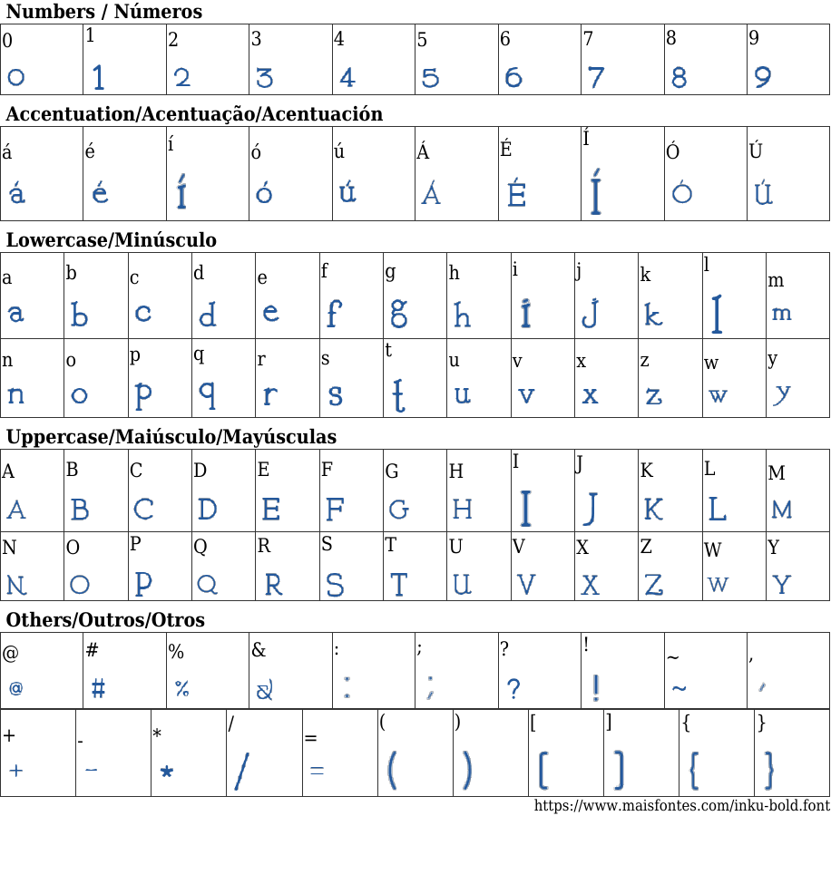 Inku Bold Font: Free Download | MaisFontes