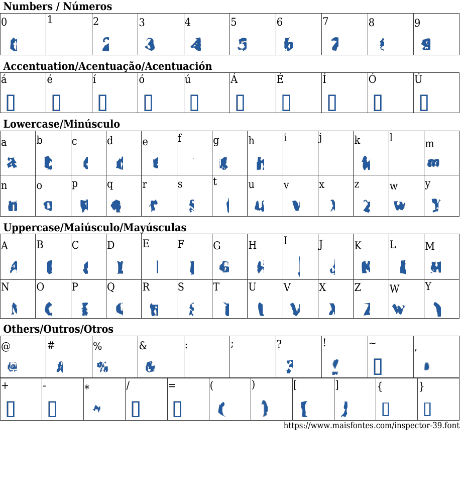 Inspector 39: Free Font Download | MaisFontes