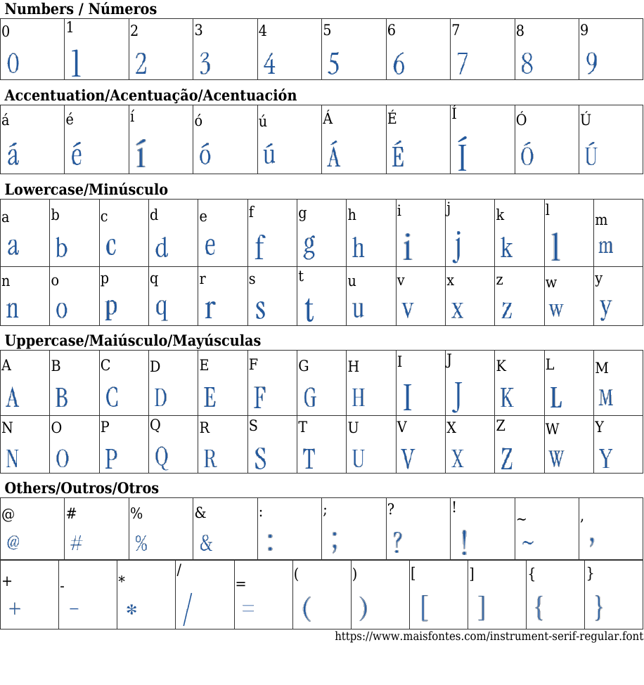 Instrument Serif Regular: Descargar Fuente Gratis | MaisFontes