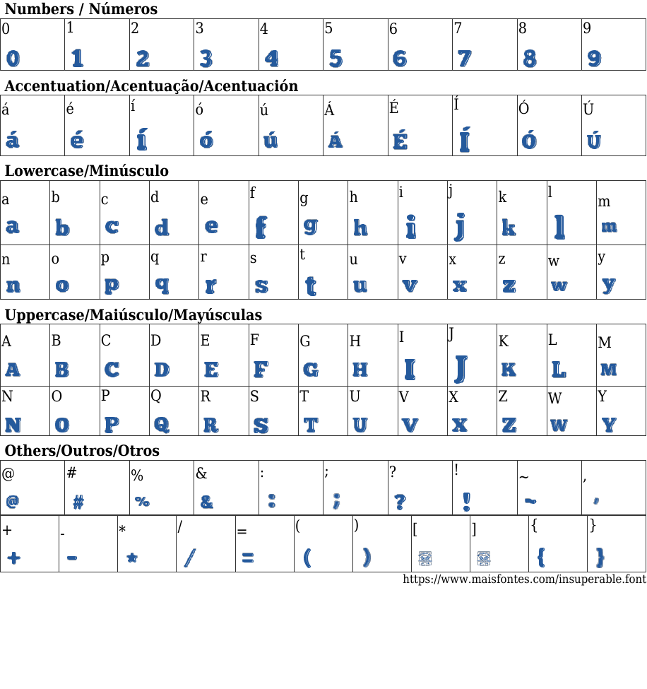 Insuperable: Baixar Fonte Grátis | MaisFontes