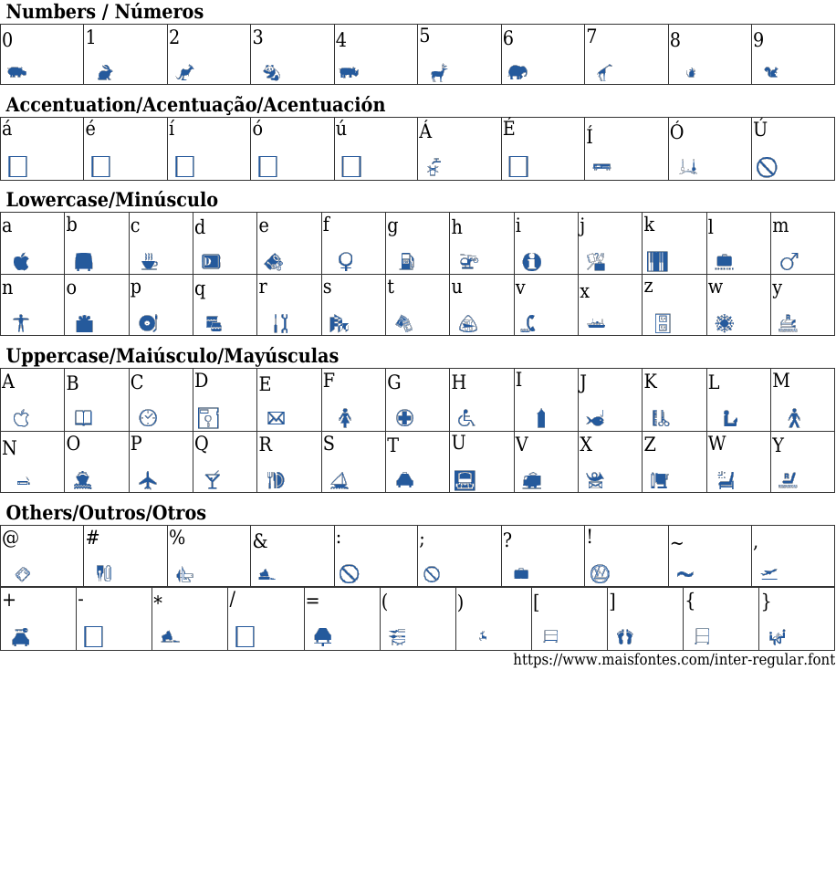 Inter Regular Icons: Baixar Fonte Grátis | MaisFontes