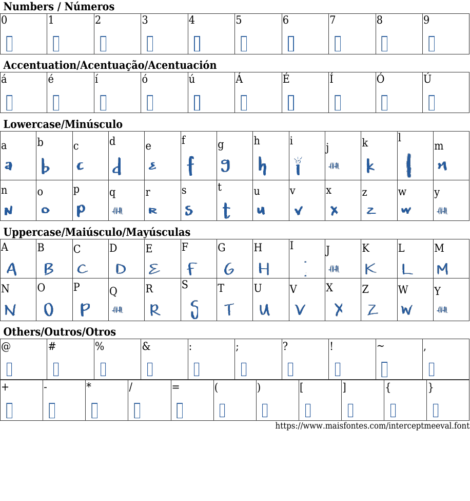 Intercept Me EVAL: Baixar Fonte Grátis | MaisFontes