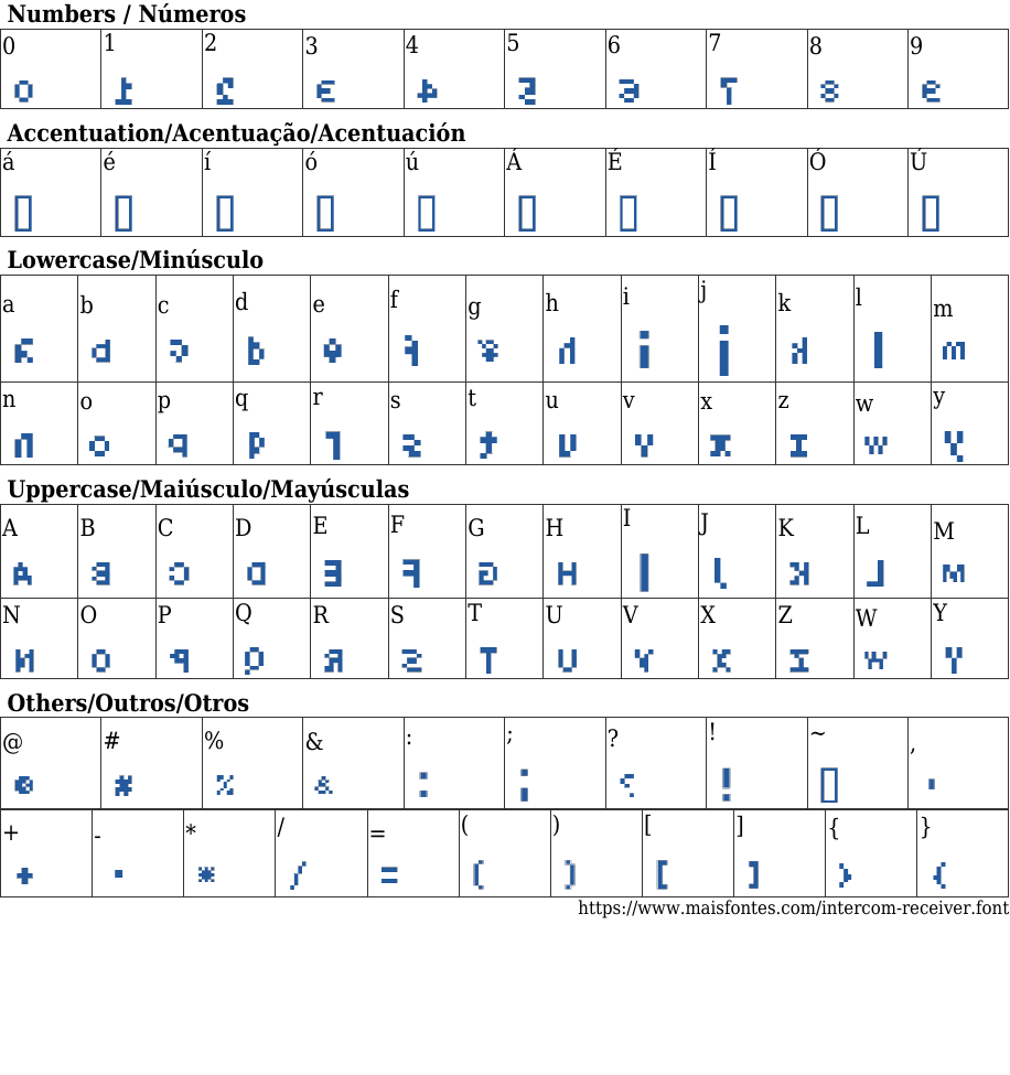 Intercom Receiver: Free Font Download | MaisFontes
