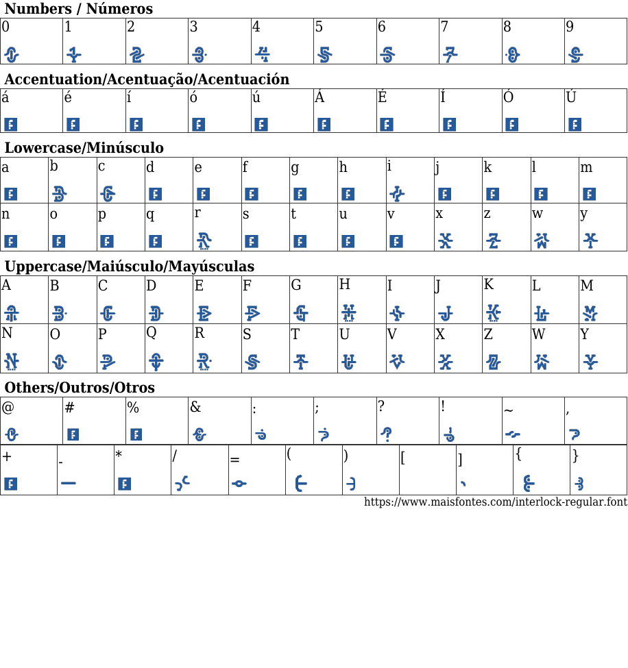 INTERLOCK REGULAR: Baixar Fonte Grátis | MaisFontes