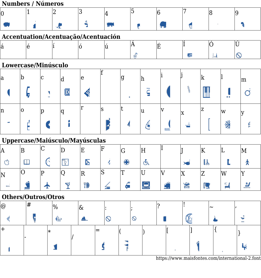 International Icons: Free Font Download | MaisFontes