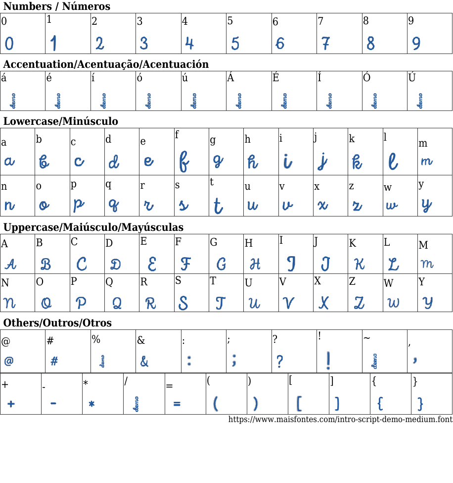 Intro Script Medium: Download Free Font | MaisFontes
