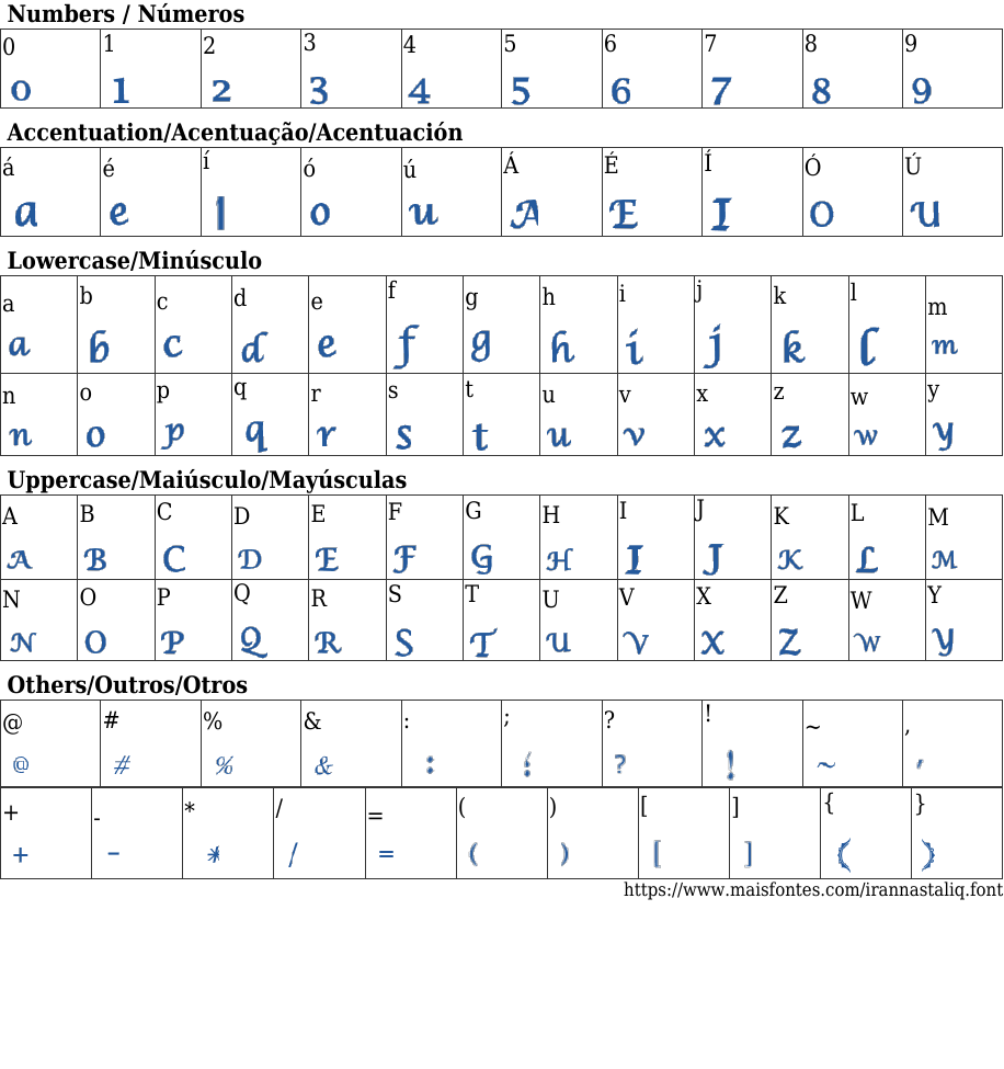 IranNastaliq Font: Free Download | MaisFontes
