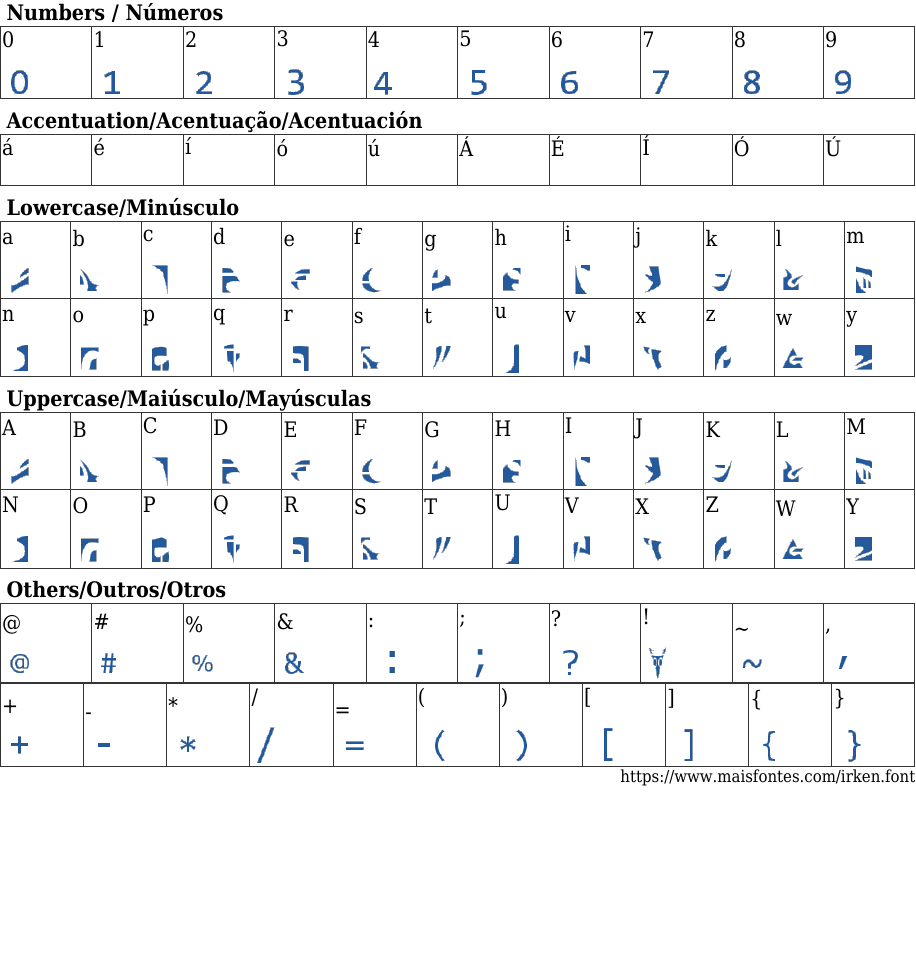 Irken: Free Font Download | MaisFontes