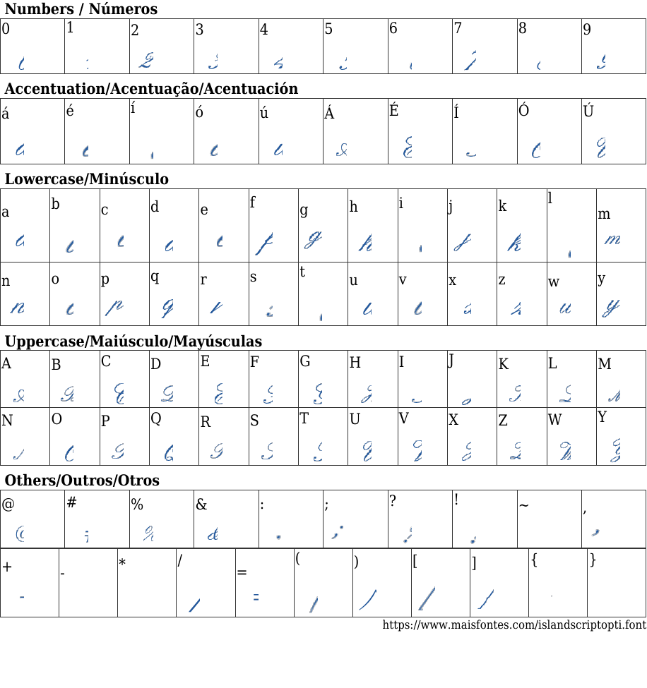 Island Script Opti: Baixar Fonte Grátis | MaisFontes